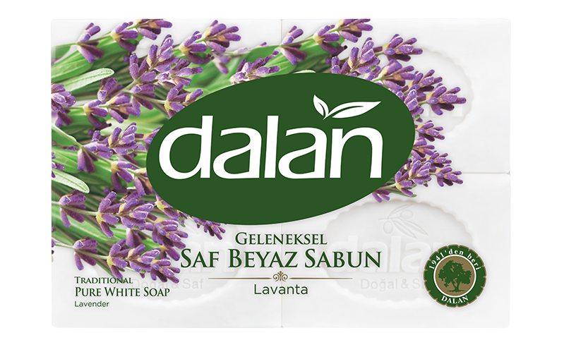Dalan Geleneksel Saf Beyaz Sabun Lavanta 150g x 4 - tedarikler